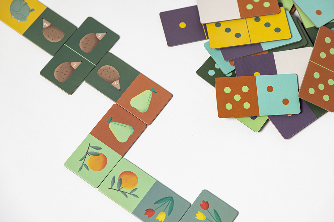 Dominoes - Nature | Jogo Educativo + 3 anos | Edicare
